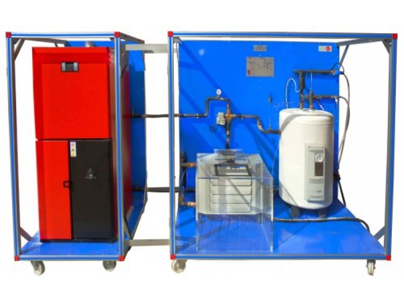 Bancada Didática de processo de biomassa controlada por computador Edibon EBMC/A